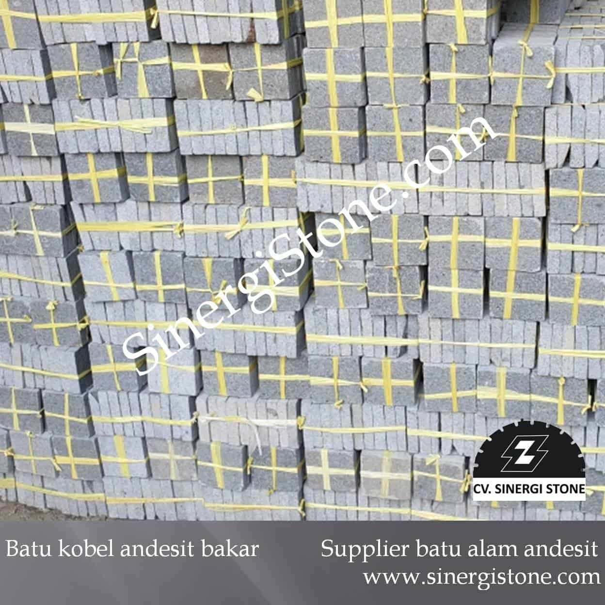 Jual Cobblestone (Batu Kobel) Andesit Harga Januari 2026 - Sinergi Stone