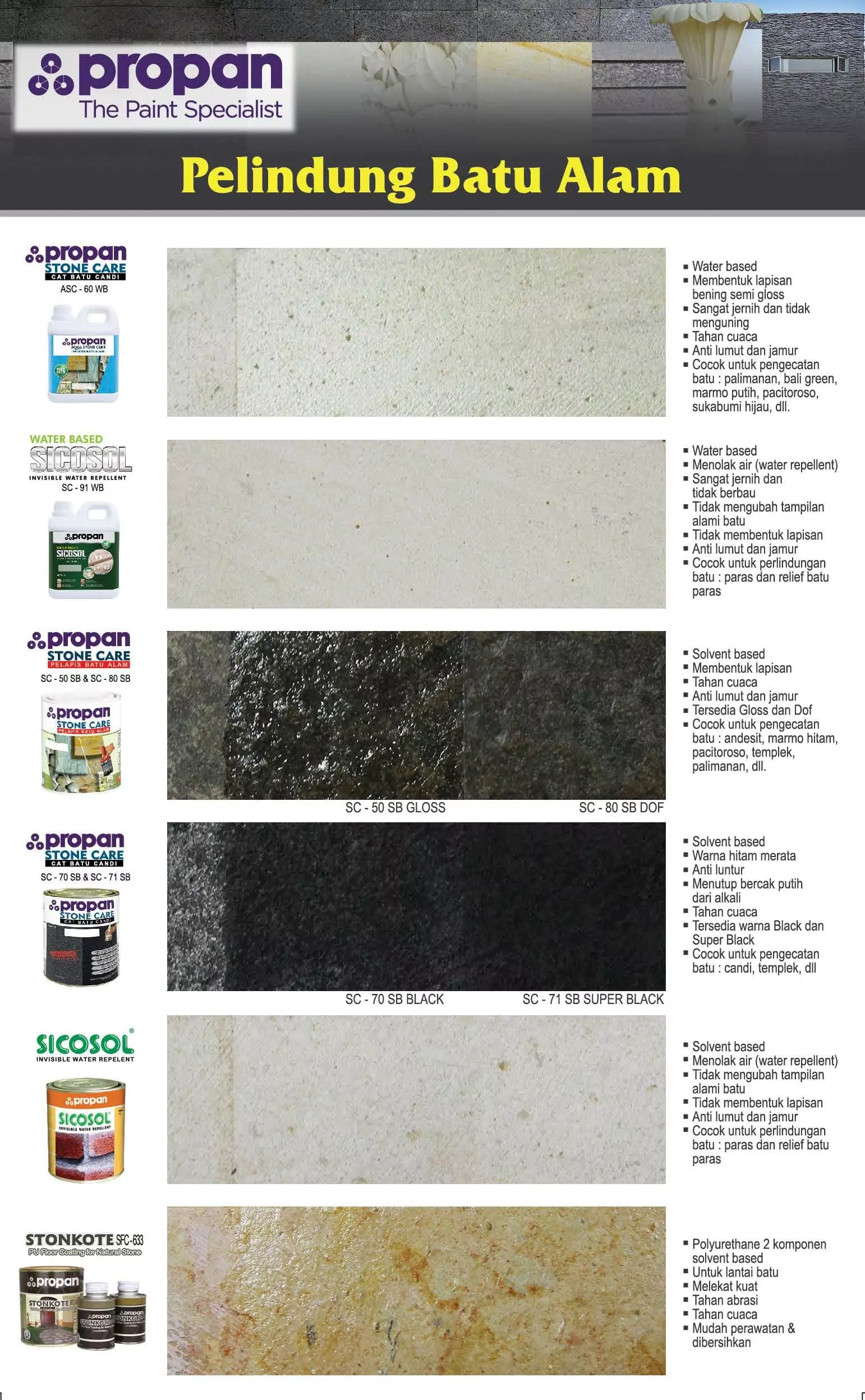 Cat Batu Alam yang Bagus: Bahan, Warna, Cara Pengecatan